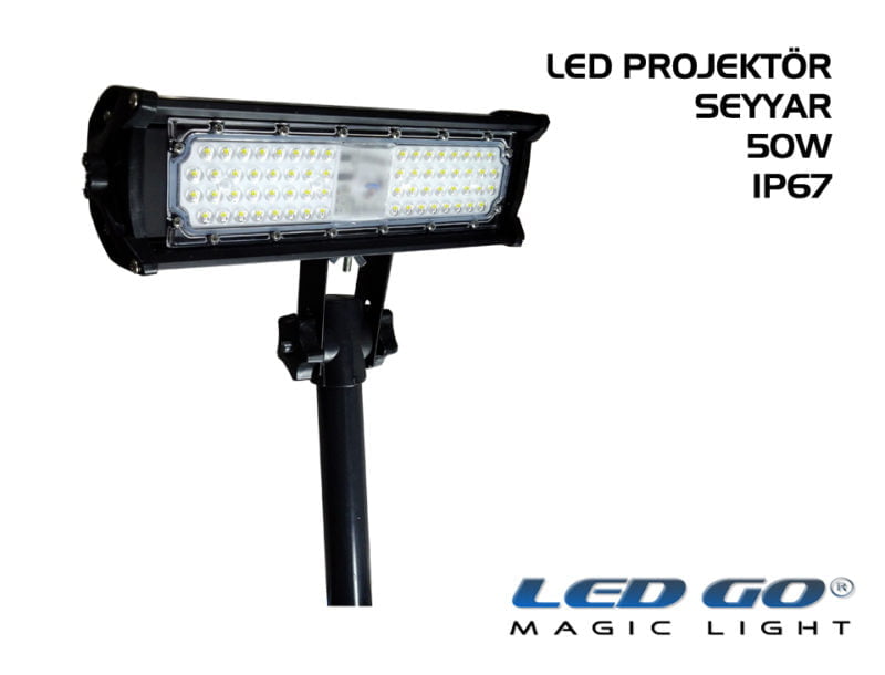 Led Go®EPS-50, Elit Serisi SMDLED Seyyar Projektör, 50W, 220V, IP67 ...
